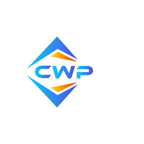Cwp Abstract Technology Logo Design On White Background Cwp Creative