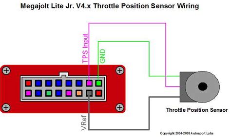 6 Pin Throttle Position Sensor Wiring Diagram Diagram Board
