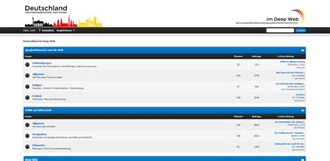 Deutschland Im Deep Web Dark Web German Forum Deepinfo
