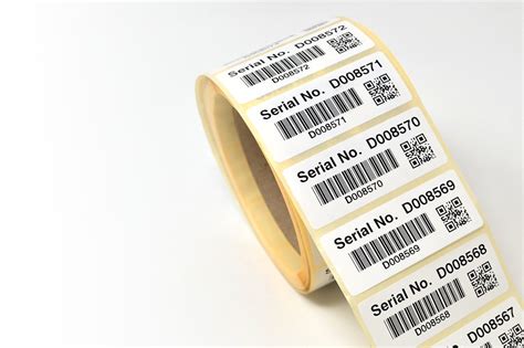 QR Code Labels Variable Data Stickers