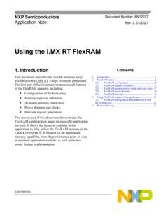Using The I MX RT FlexRAM NXP Using The I Mx Rt Flexram Nxp Pdf PDF PRO