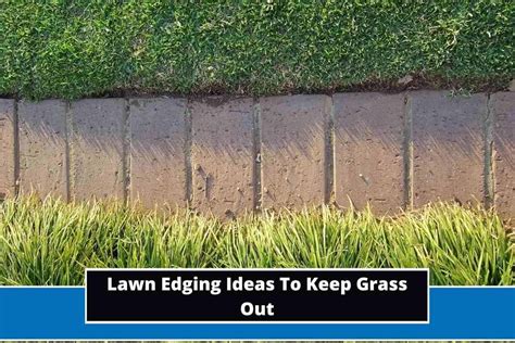 10 Best Lawn Edging Ideas To Keep Grass Out