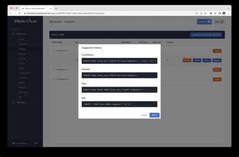 the sqlite expert extension