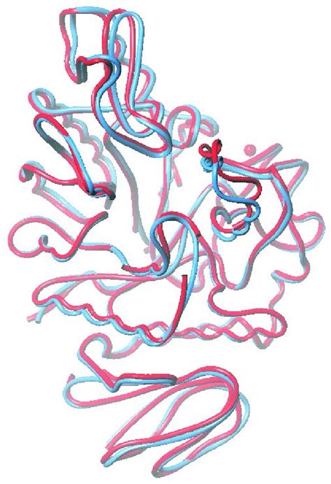Overall Structure Of Sucrose Isomerases Superimposition Of Mutb In Red