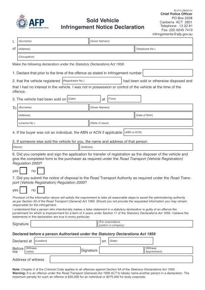 Statutory Declaration Forms Nsw Free To Edit Download Print CocoDoc