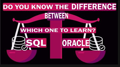 The Differences Between Sql And Oracle Database By Nowdemy Official