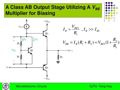 PPT Chapter Output Stages And Power Amplifiers PowerPoint Presentation ID
