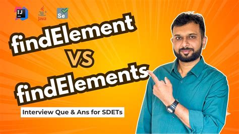 Findelement Vs Findelements In Selenium Selenium Interview Question