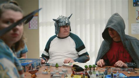 The Red T Shirt Tom Baker Max Boast In Sex Education S01e05 Spotern