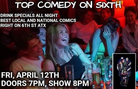 Top Comedy On Sixth In Austin At Vulcan Gas Company