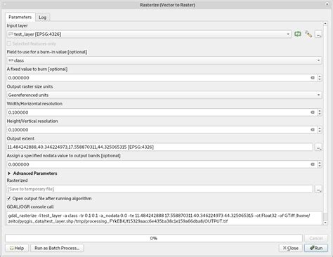Qgis Error In Rasterizing A Shapefile Geographic Information