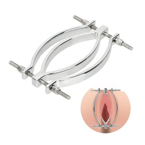 Xuomt Stainless Steel Clitoris Clip Vagina Clip Adjustable Vaginal Labia Clip Abusive Labia