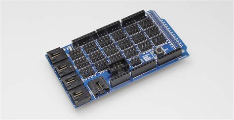 Arduino Mega Sensor Shield For Digital Analog Module And Servos Beta Layout Gmbh