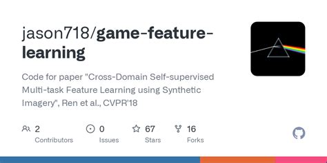 Github Jason718game Feature Learning Code For Paper Cross Domain Self Supervised Multi Task