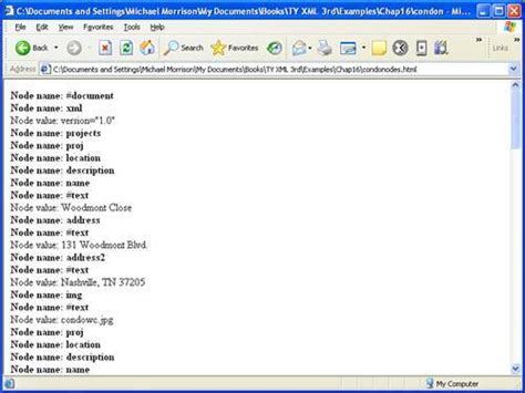 using the dom to access xml data xml