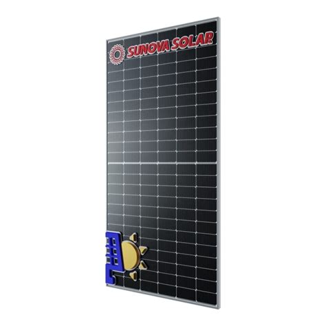 Panel Solar 550 Watts Sunova Solar Mono Perc Half Cells Solartex Chile