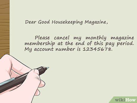 Ways To Write A Cancellation Letter WikiHow