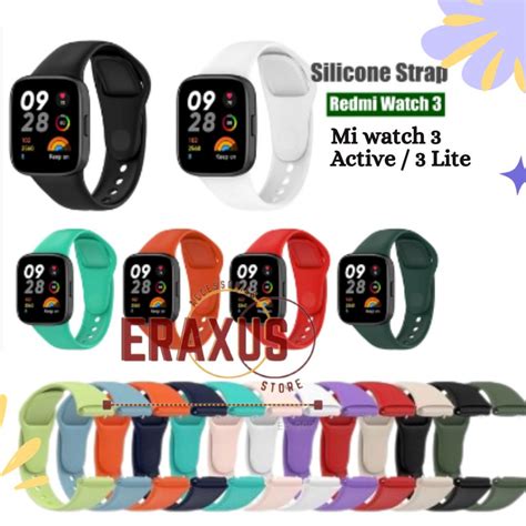 Jual Eraxus Silicone Strap Xiaomi Redmi Watch Active Mi Watch Active Lite Replacement