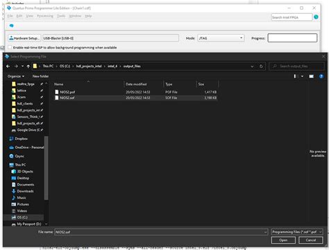 Creating The NIOS II SW Application