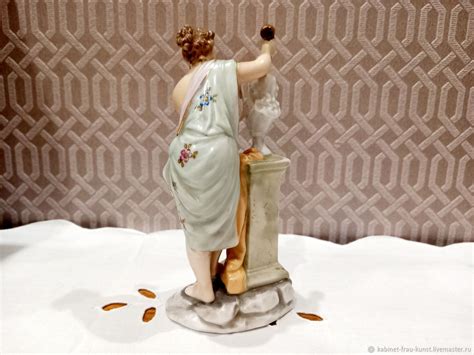 Винтаж 19 век Композиция Живопись и Скульптура фарфор старая Германия купить в интернет