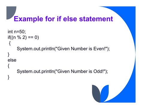 Control Flow Structure In Java Langpdf