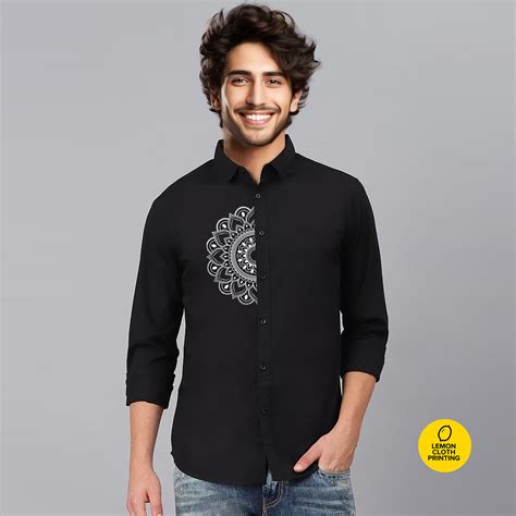 Mandela Pattern Lemon Cloth Priniting