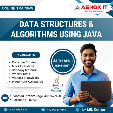 Datastructures Algorithms Javadsa Ashokit Onlinetraining Mrkumar