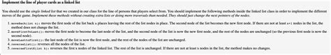 Solved Moves Of The Game Implement These Methods Without Chegg