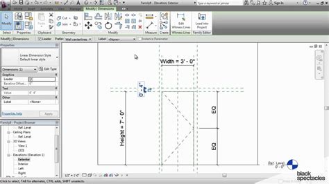 Revit Tutorial Setting Up Parameters Black Spectacles Youtube