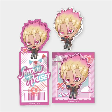 블루 록 미니캬라 여행 스티커 세트 시도 류세이