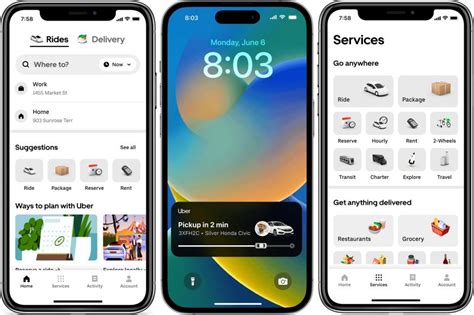 Ubers Redesigned App Puts All Its Services In One Place Engadget