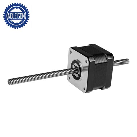 Threaded Rod Non Captive Nema 17 Stepper Motor For 3d Printer Nema 17 Stepper Motor And 3d