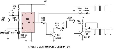 Electronic Circuits Short Duration Pulse Generator