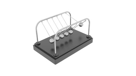 Newtons Cradle 3d Model Animated Cgtrader