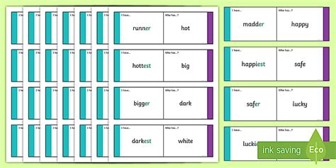 Editable Suffix Er And Est Loop Cards Teacher Made