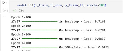 Binary Classification Error Tensorflow Fit Method Advanced