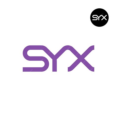 Premium Vector Syx Logo Letter Monogram Design