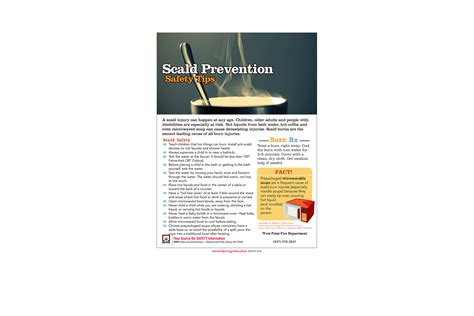 Public Service Announcement Scald Prevention U S Military Academy West Point