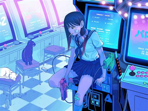 Anime Girl Gamer 48 Koleksi Gambar