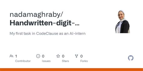 Github Nadamaghraby Handwritten Digit Recognition My First Task In Codeclause As An Ai Intern