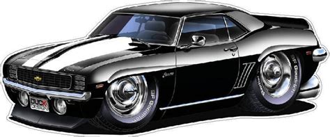 1969 Chevy Camaro Z28 Wall Decal Classic Car Photo Decor Etsy
