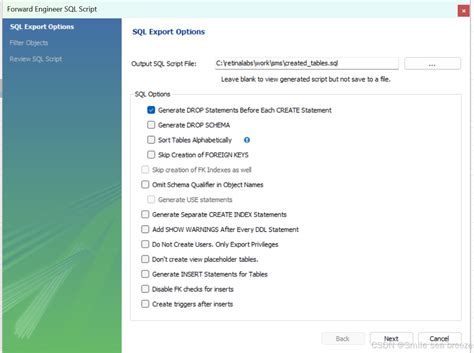 Smsmwb的文件如何在mysql Workbench 生成sql 语句mwb文件 Csdn博客