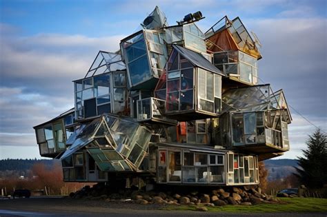 Premium Photo Recycled Materials Building A Sustainable Future