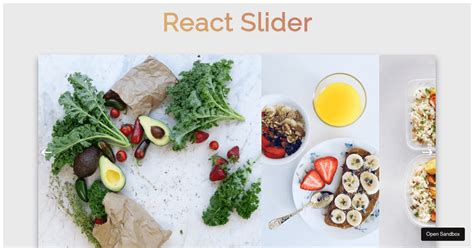 React Custom Slider Carousel Codesandbox