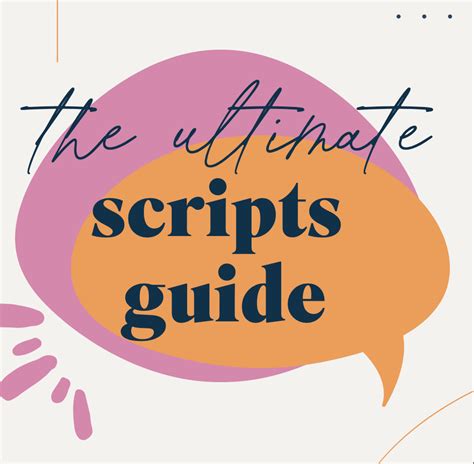 The Ultimate Scripts Guide My Love Thinks