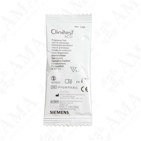 Siemens Clinitest Hcg Assay Test Kit