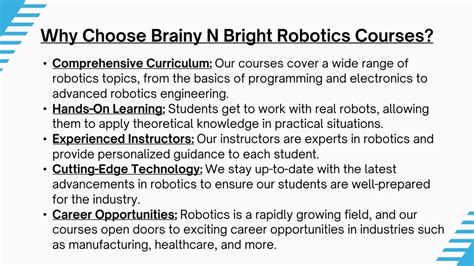 Ppt Robotics Courses Center In Abu Dhabi Brainy N Bright Powerpoint Presentation Id12458201