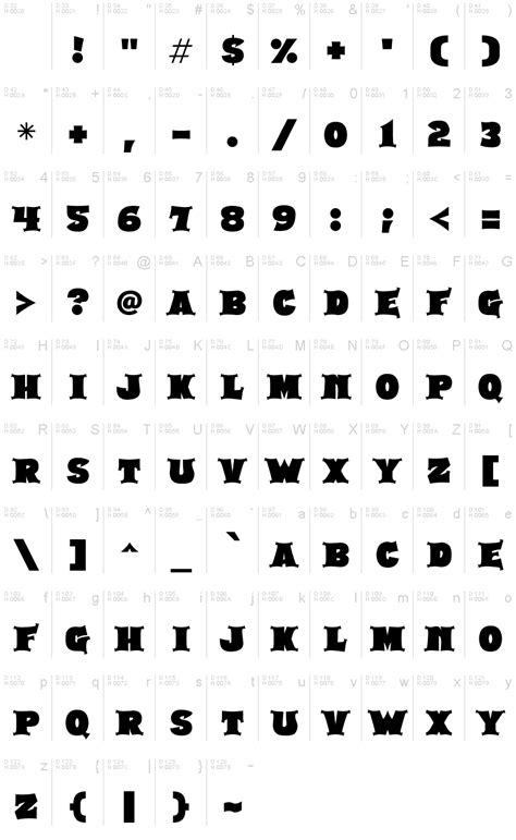 Dungeon Quests Font