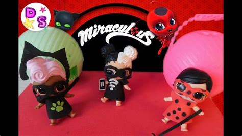 Куклы ЛОЛ Леди баг Супер кот и Леди вай фай Делаем лол своими руками Куклы Кукольная