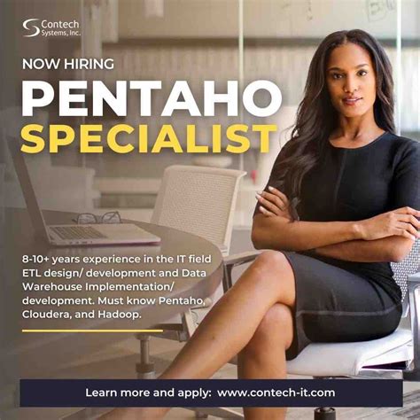 Contech Systems Inc On Linkedin New Job Alert Urgently Seeking A Pentaho Specialist That Has